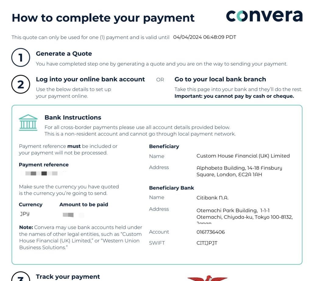 海外大学の学費支払いシステム「Convera」でエラーが起きまくりな件｜カナダ留学 | Rayの海外生活ノート in Malaysia
